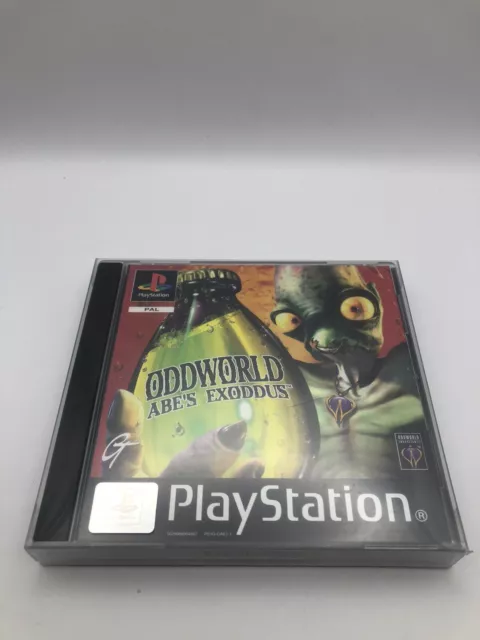 Oddworld Abes Exoddus Sony Playstation Ps1 Mit Handbuch Retro Pal 1998