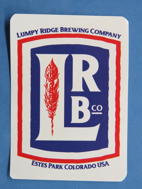 BIÈRE BREWERY AUTOCOLLANT~ Lumpy Ridge Brassage Co~ Estes Park ...