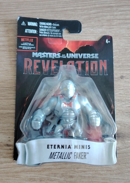MASTERS UNIVERSE REVELATION Eternia Minis Metallic Faker Figure - mrs3 ...