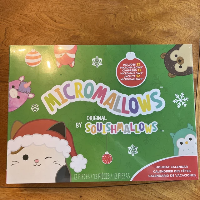 MICROMALLOWS 2.5'' SQUISHMALLOWS Holiday Advent Calendar 2024 - 12pc ...