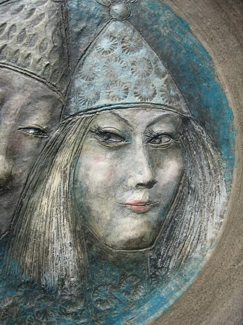 RAPHAËL GIARRUSSO, PLAT sculpture "Les amoureux" poterie, Accolay EUR 1 ...