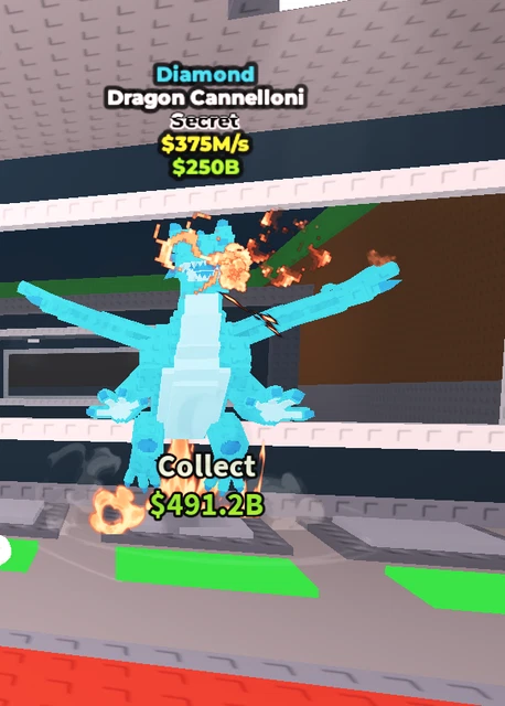 STEAL A BRAINROT Diamond Dragon Cannelloni 375M/S $212.21 - PicClick CA