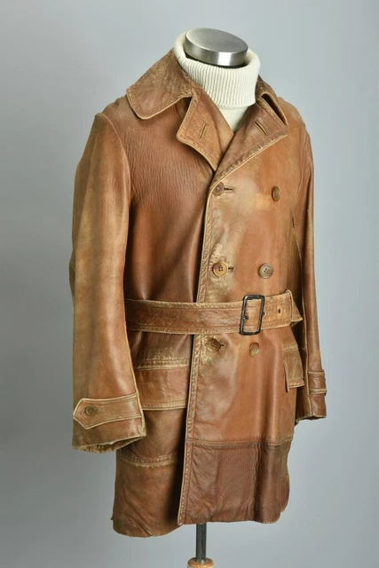 RFC FLYING JACKET. Royal Flying Corps Pilots WW1 Fine Condition Leather ...