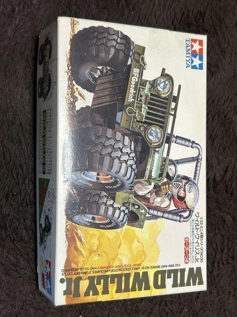 TAMIYA MINI 4WD Wild Willis Jr Motorized Model Kit Hobby Collectible £ ...