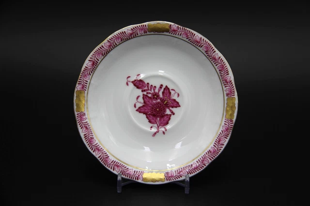 HEREND PORCELAIN CHINESE Bouquet Raspberry Pattern Demitasse Cup ...