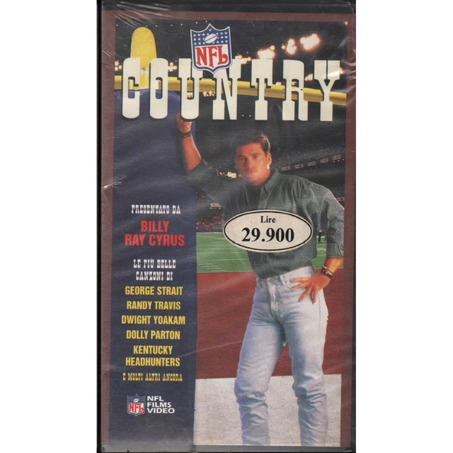 NFL COUNTRY LE Piu' Belle Canzoni VHS Billy Ray Cyrus Univideo - 085493 ...