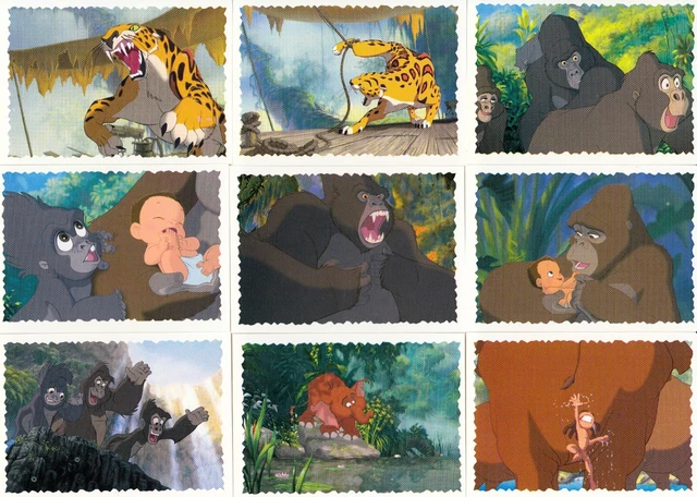 DISNEY'S TARZAN MOVIE 1999 Panini Complete Album Sticker Set of 120 ...