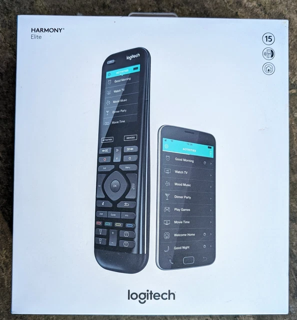 LOGITECH HARMONY ELITE Remote / Logitech Hub Boxed - not working £0.99 ...