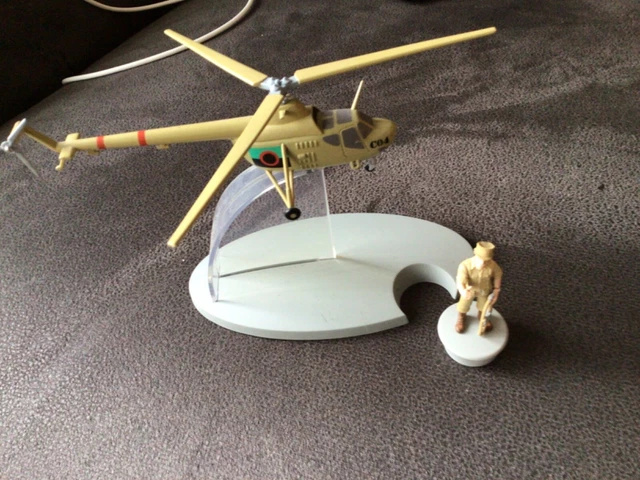 TINTIN OFFICIAL,MOULINSART PICAROS General Alcazar Helicopter Set ...