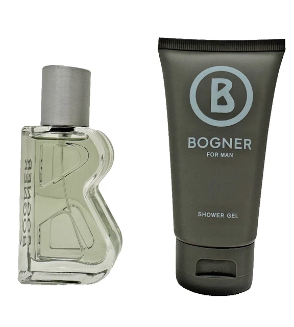 BOGNER PER UOMO Set Regalo Eau de Toilette 30ml + Shower Gel 75ml Nuovo ...