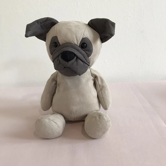 JELLYCAT - PABLO Pug Dog - Soft Suedette Beige & Grey Puppy £29.50 ...