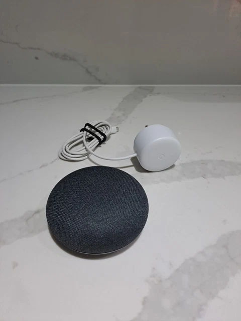 GOOGLE HOME MINI Model: HOA grey amphitheatre Tested WORKING FAST P&P £ ...