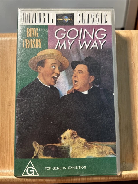GOING MY WAY VHS Video Tape 1944 B&W Movie Bing Crosby Barry James ...