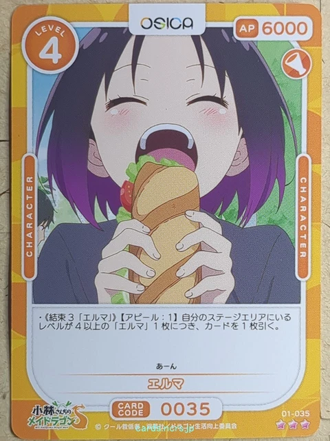 OSICA MISS KOBAYASHI'S Dragon Maid OS/KOB-01-035 Carte à collectionner Elma... EUR 2,11 ...