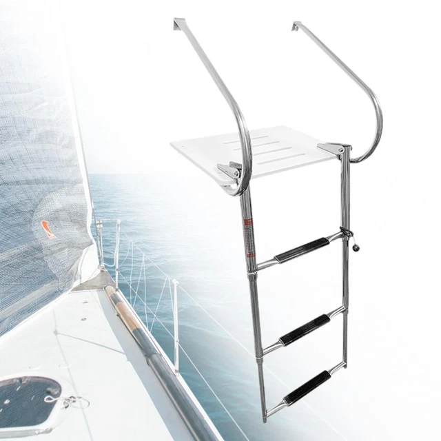 3 STEP BOAT Ladder Sport Diver Ladder for Swimming Pool Ships RV £156. ...