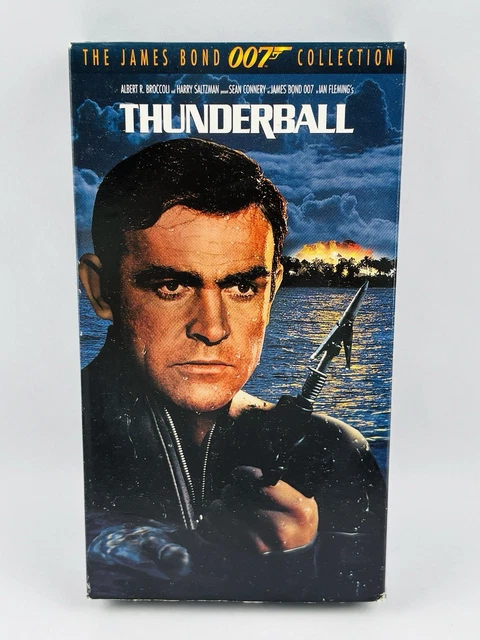 JAMES BOND: THUNDERBALL (1965, VHS) Action/Thriller £3.93 - PicClick UK