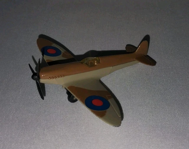 DIECAST MATCHBOX SKYBUSTERS Sb8 Raf Supermarine Spitfire Ww2 Fighter ...