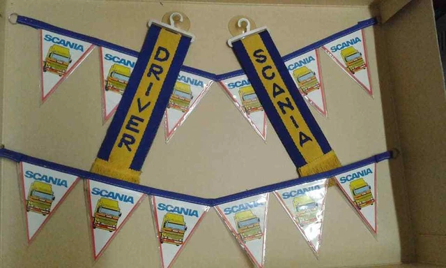 SCANIA TRUCKER WIMPEL Minischal Lkw Wimpel EUR 25,00 - PicClick DE