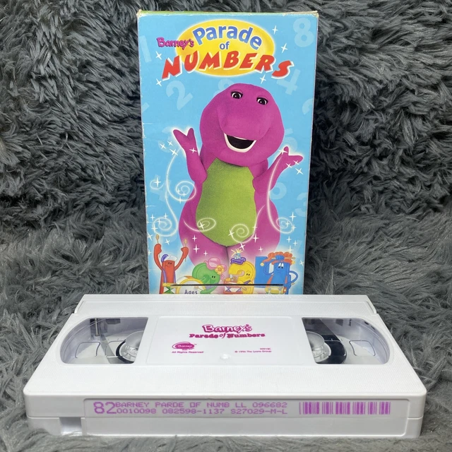 BARNEY & FRIENDS Parade of Numbers VHS 1996 cassette vidéo éducative ...