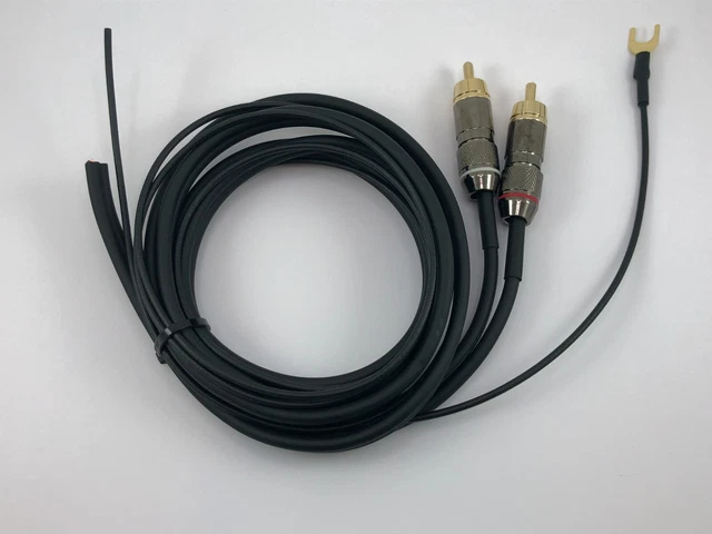 CABLE RECORD PLAYER Rca Phono Thorens With Mass Wire Turntable Lenght ...