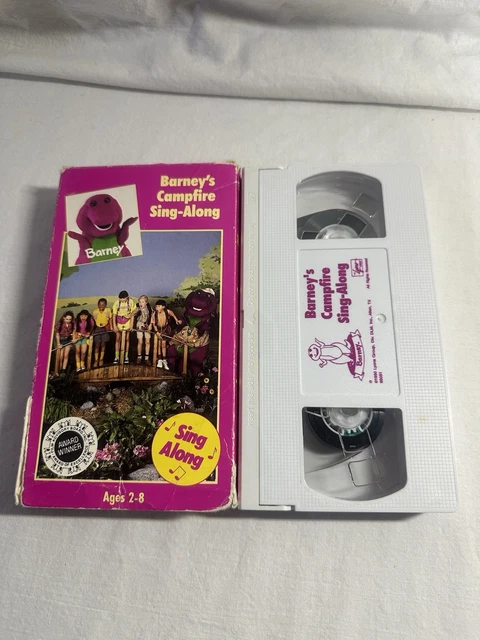 BARNEY BARNEYS CAMPFIRE Sing-Along VHS Tape 1990 £13.33 - PicClick UK