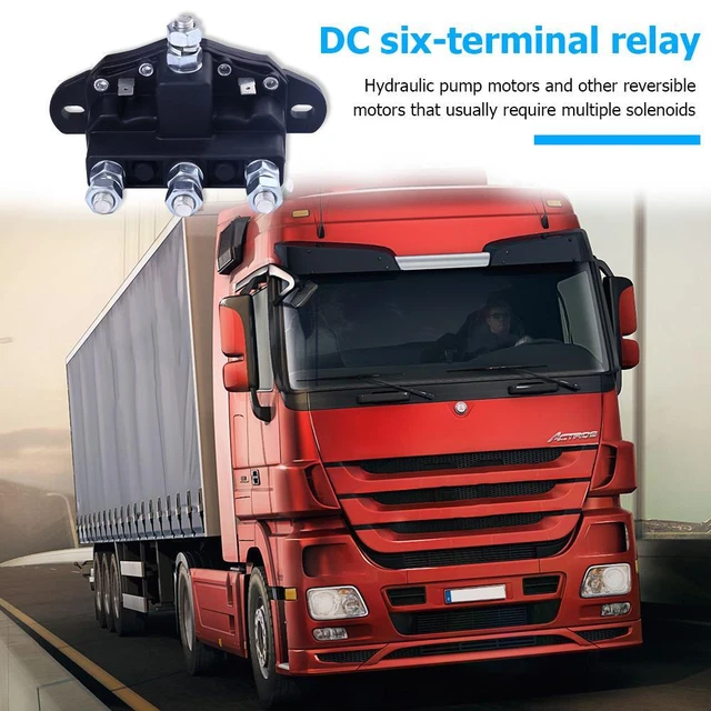 6 POLE 12V Relay Winch Motor Reversing Solenoid Switch Car Interior ...