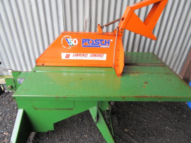 SAW BENCH - PTO Three Point Linkage Mounted Saw Bench - Posch/Lawrence ...