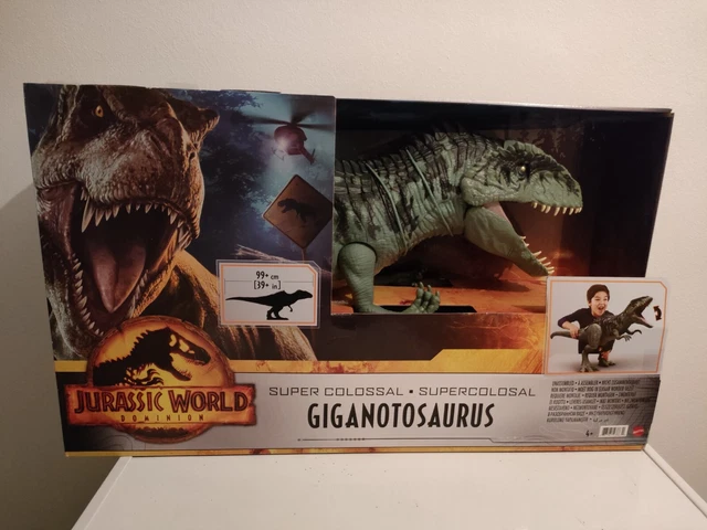 GIGANOTOSAURUS SUPER COLOSSAL Mattel Jurassic World Dominion EUR 119,00 ...