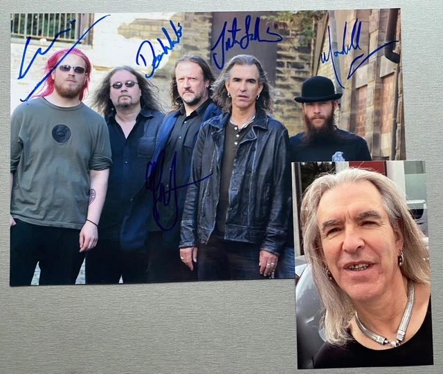 NEW MODEL ARMY ""Justin Sullivan"" 2016 In-Person Signed Photo 20x30 ...