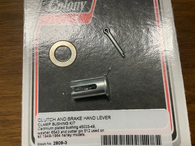 HARLEY DAVIDSON CLUTCH and Brake Hand Lever Clamp Bushing Kit 2809-3 ...
