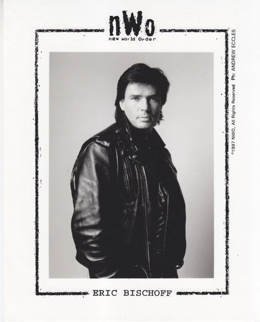 WCW NWO WWF WWE WRESTLING ERIC BISCHOFF 1997 8x10 PROMO PHOTO REPRINT ...