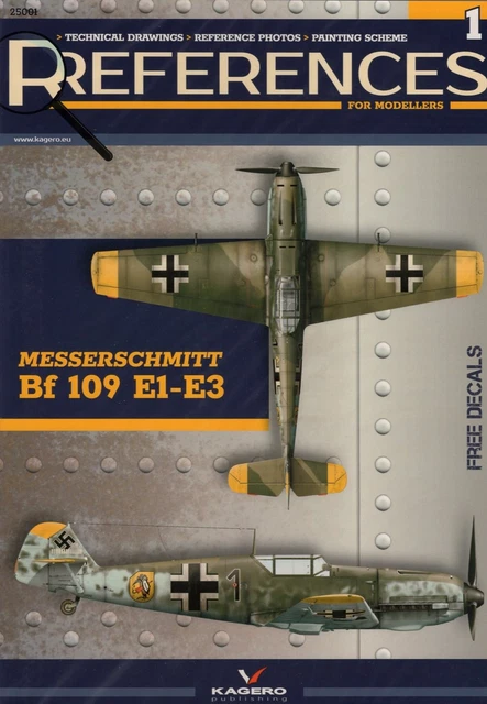 MESSERSCHMITT BF 109 E1-E3 - Kagero Références No. 1 EUR 12,97 - PicClick FR