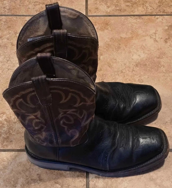 DOUBLE H SQUARE toe work boots 12d £57.92 - PicClick UK