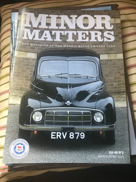 MORRIS MINOR OWNERS Club Magazine V46 No2 2025 £5.43 - PicClick UK
