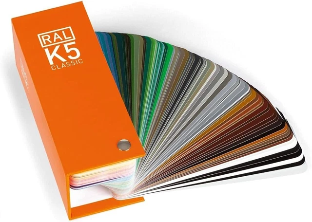 RAL CLASSIC K5 Nuancier Semi-mat 213 Couleurs 5cm x 15cm Code Simple 4 ...