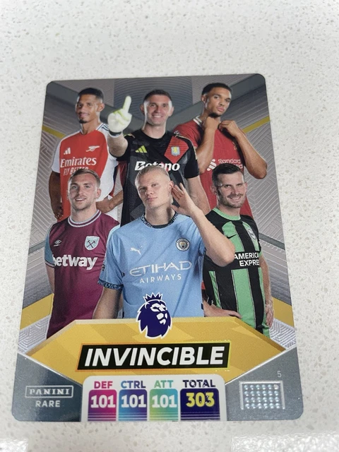 PANINI ADRENALYN XL Premier League 2025- Invincible Football Card ...