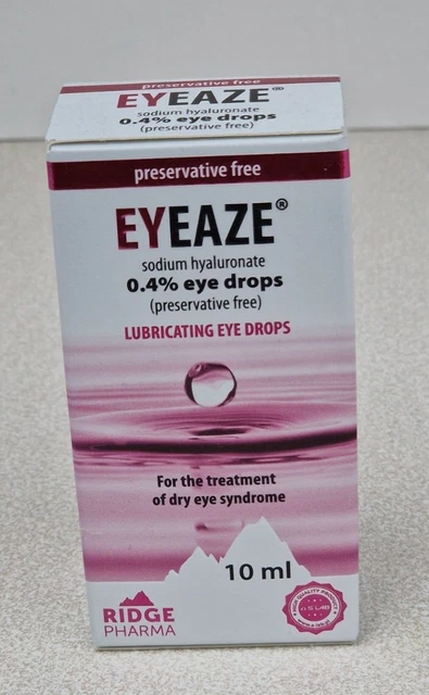 INTENSE LUBRICATING DRY Eye Drops 0.4% Sodium Hyaluronate 10ml ...