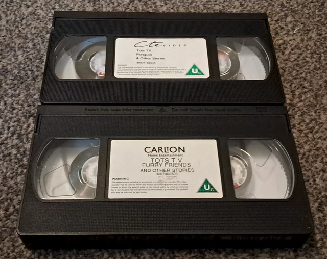 X2 TOTS TV FURRY FRIENDS PENGUIN KIDS BUNDLE JOBLOT TAPE ONLY PAL VHS ...