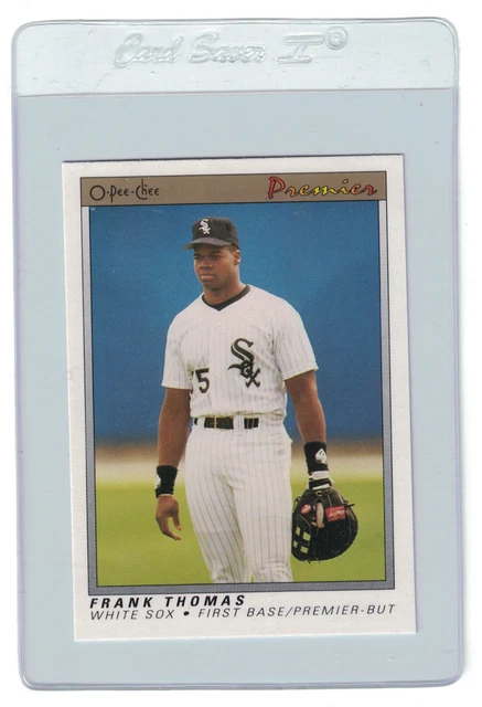 CARTE BASEBALL FRANK THOMAS 1991 O-PEE-CHEE Premier Chicago WHITE SOX ...