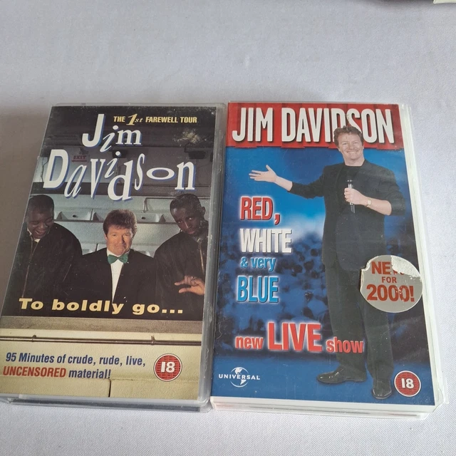 VINTAGE JIM DAVIDSON To Boldly Go 1st Farewell Tour & Red, white ...