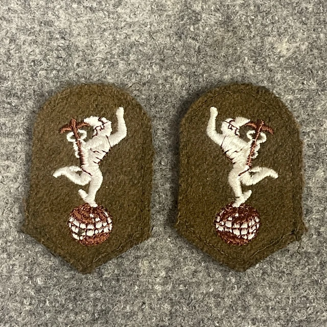 BRITISH ARMY SURPLUS Royal Signals Corps Arm Badges, Sew On Patch FAD ...