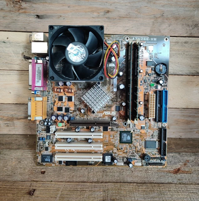 VINTAGE COMPUTER MOTHERBOARD ASUS A7N266-VM Card Socket 462 • AMD ...