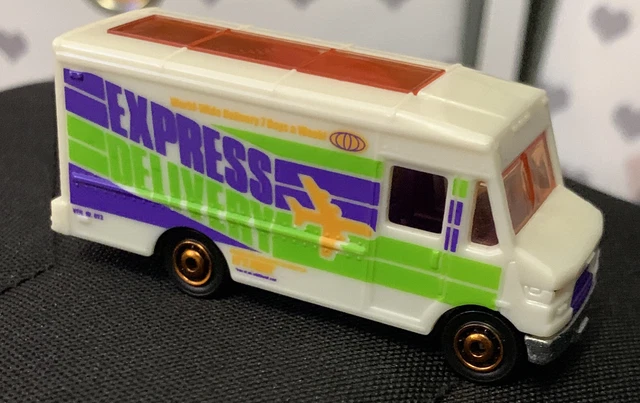 MATCHBOX STEP-VAN &EXPRESS Delivery" Truck w/Airplane in Logo White 1/ ...