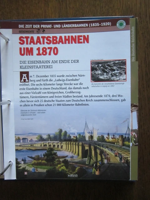 DEUTSCHE EISENBAHNGESCHICHTE LÄNDERBAHNENB Staatsbahnen um 1870 EUR 3 ...