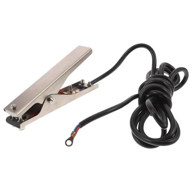 STATIC GROUNDING CLAMP Earth Wire Earthing for Petroleum Products £30. ...