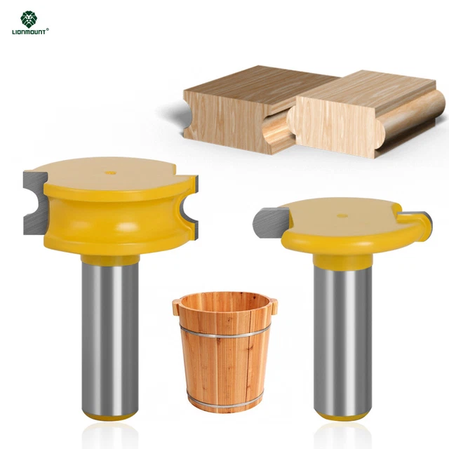 CANOE JOINT ROUTER Bits Set Tongue&Groove Cutter 1/2 12mm 8mm 1/4 6mm ...