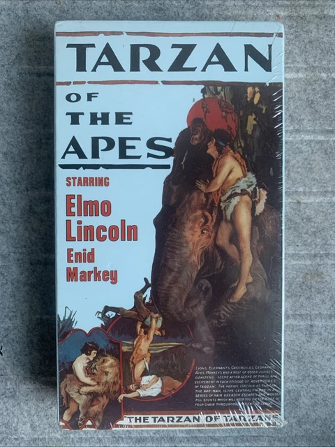 TARZAN OF THE Apes : Elmo Lincoln (VHS) : New / Sealed £19.23 - PicClick UK