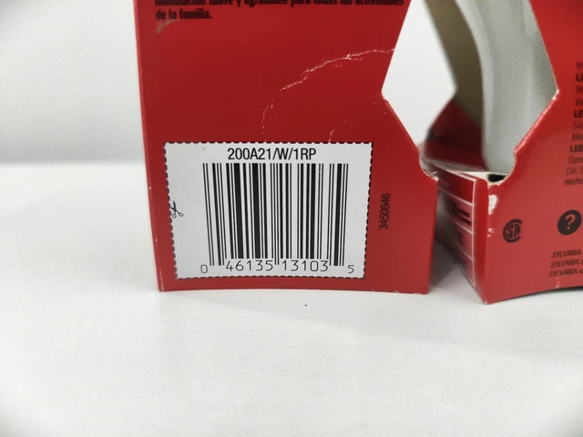 SYLVANIA SOFT WHITE 200W A21 Lamp Bulbs Indoor 120V Lot of 3 $29.22 ...