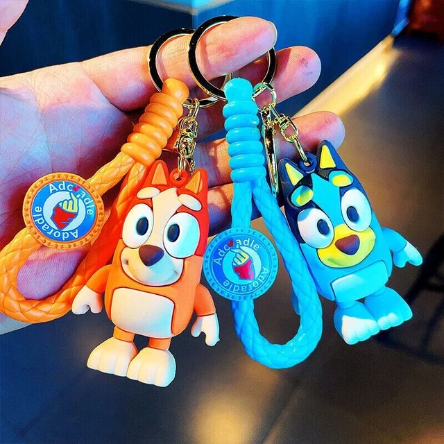 BLUEY BINGO KEYRING Bag Charm Keychain Cartoon Kids Bag Pendant Key ...