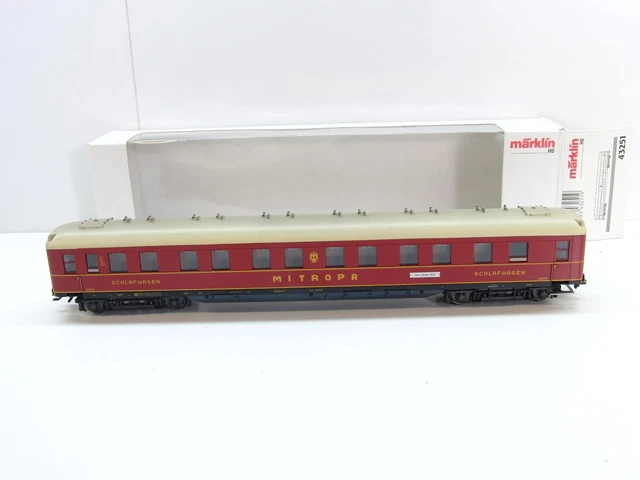 MÄRKLIN H0 43251 Schlafwagen Mitropa, DRG, AC, KKK NEM, TOP in OVP ...